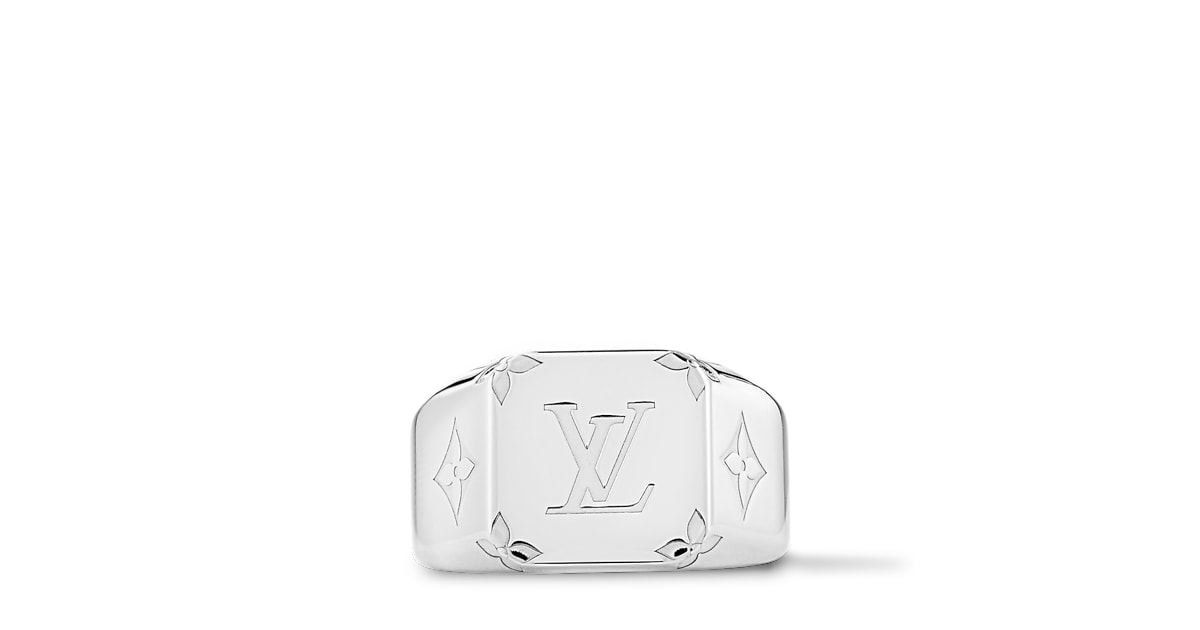 Bague chevalière Monogram S00 - Bijoux de luxe | Homme M00624 | LOUIS VUITTON